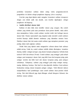 Pengukuran Hidrografi (Dimas bayu) | DOCX