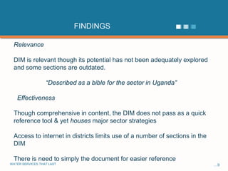 Dim assessment key issues | PDF