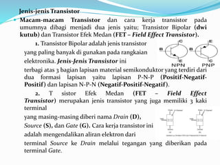 karakteristik transistor | PPT