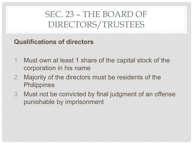 Board of Directors/Trustees/Officers | PPTX