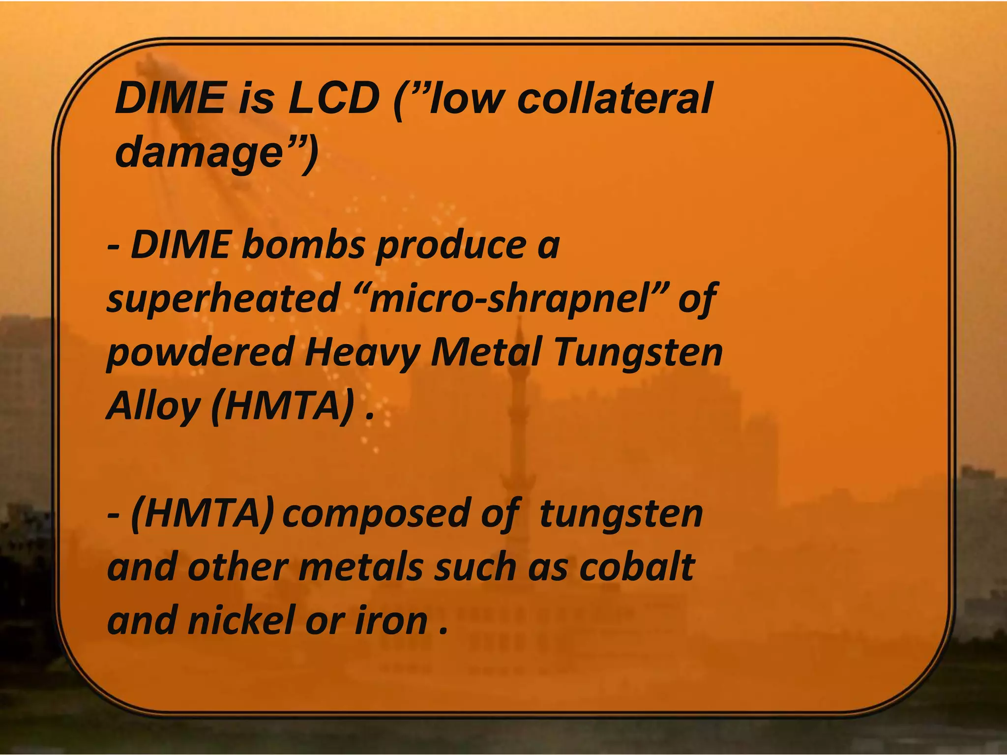 Dime and white phosphorus | PPTX