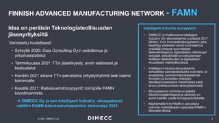 Finnish Advanced Manufacturing Network -verkoston toiminta käynnistyy ...