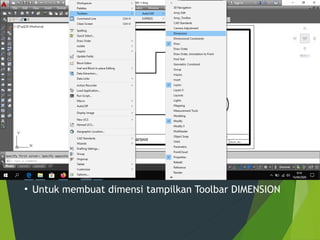 DIMENSI DALAM AUTO CAD YANG BERLAKU UTUK ANAK KULIAH.pptx