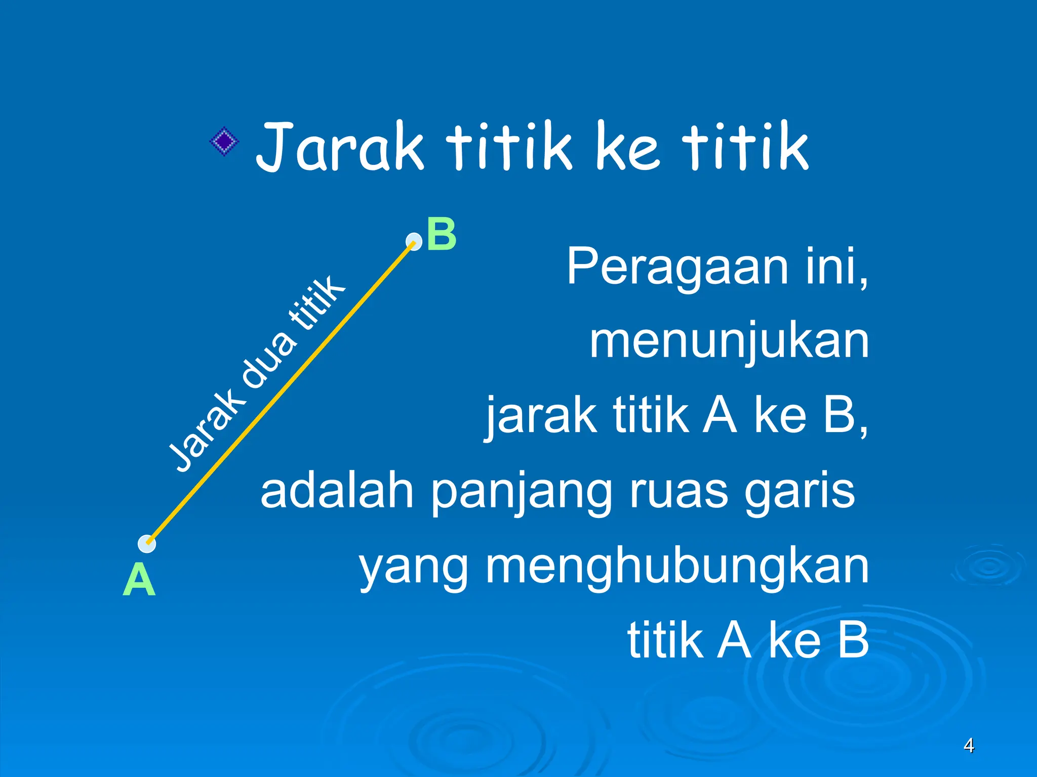 MENENTUKAN JARAK TITIK KE TITIK, TITIK KE GARIS DAN TITIK KE BIDANG ...