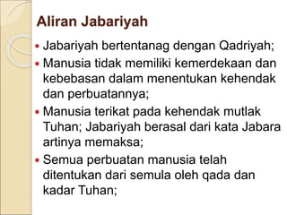 Dimensi Aliran Dan Pemikiran dalam ISlam.ppt