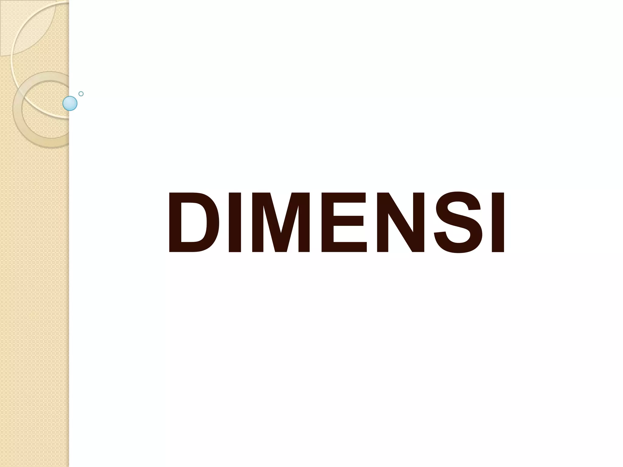 Dimensi dan analisis dimensi | PPT | Free Download
