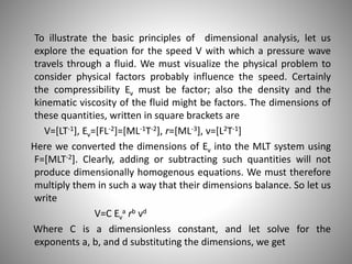 Dimensional analysis | PPTX