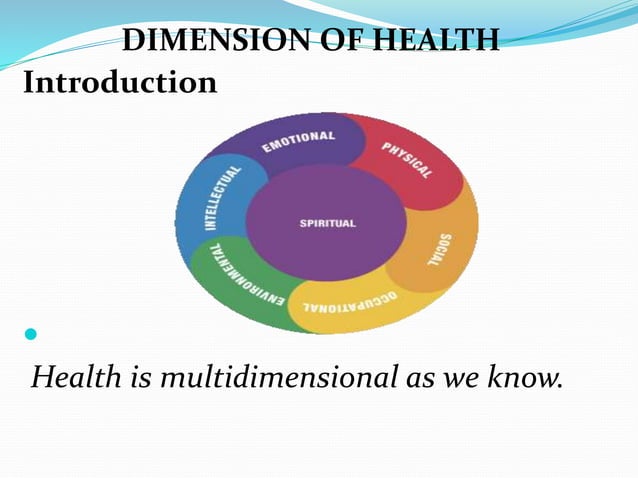 Dimension of health | PPTX