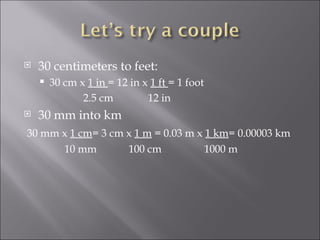 Dimensional Analysis | PPT