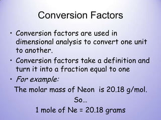 Dimensional analysis | PPTX