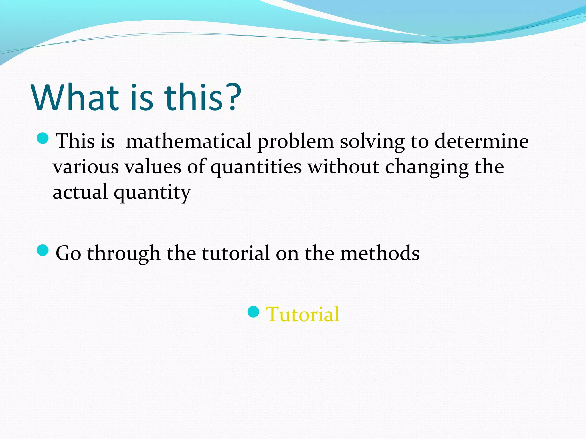 Dimensional analysis | PPT | Chemistry | Science