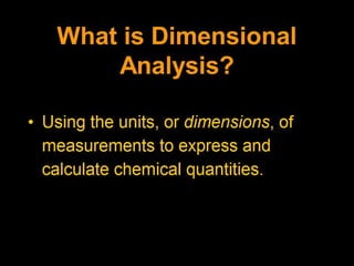 Dimensional analysis | PPT