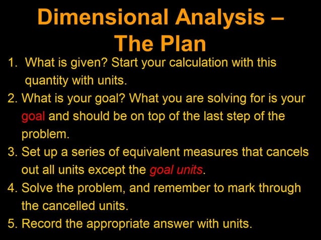 Dimensional analysis | PPT