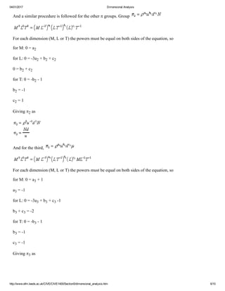 Dimensional analysis | PDF