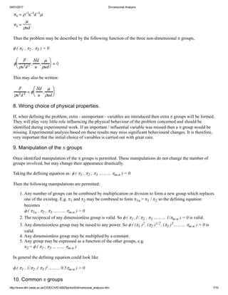 Dimensional analysis | PDF