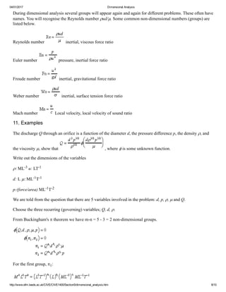 Dimensional analysis | PDF