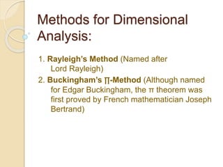 Dimensional analysis | PPTX