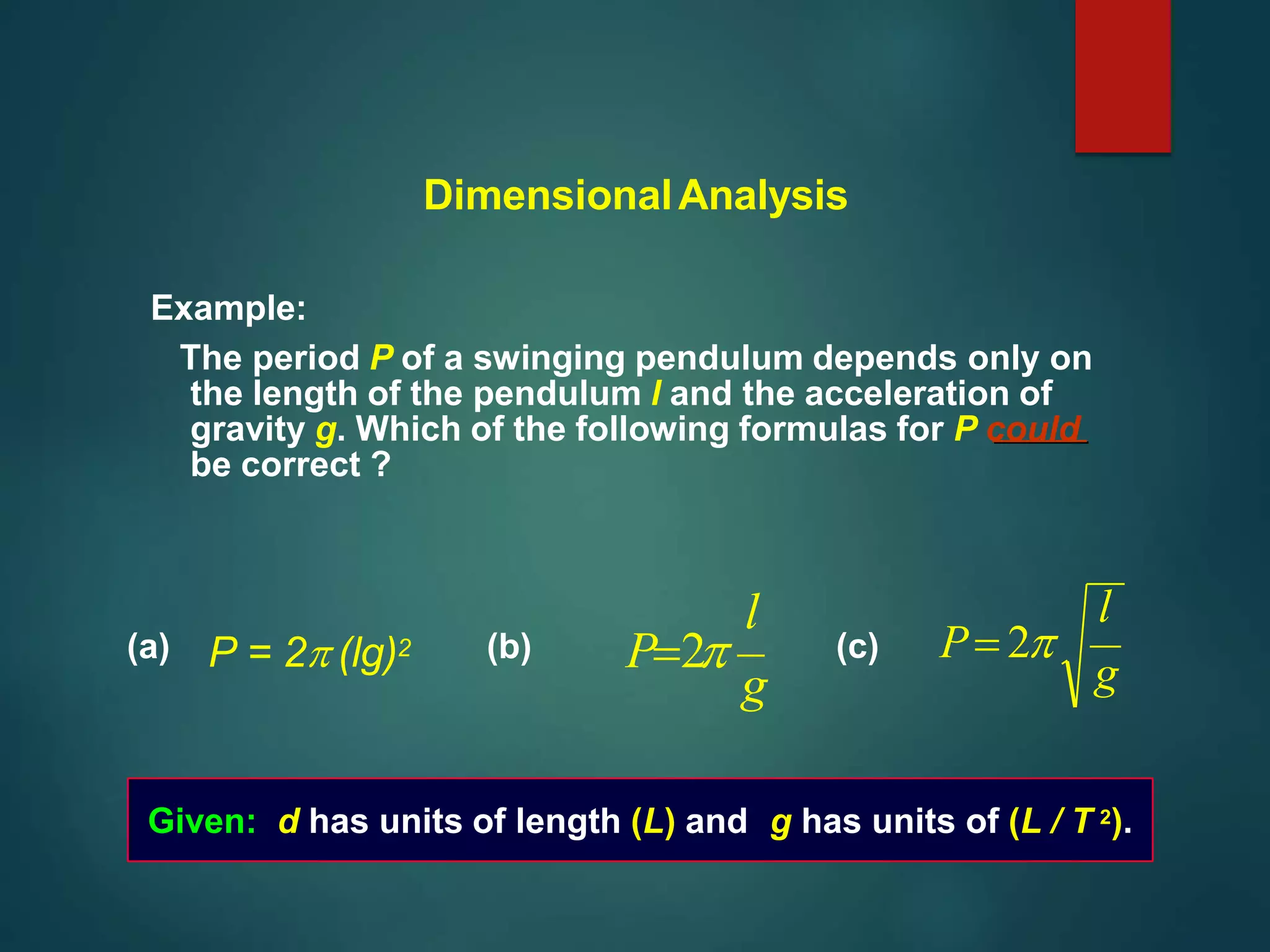 Dimensional Analysis Pptx
