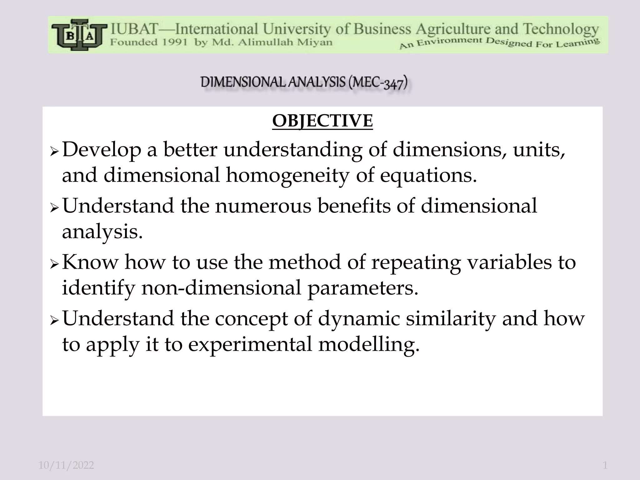 dimensional_analysis.pptx | Physics | Science