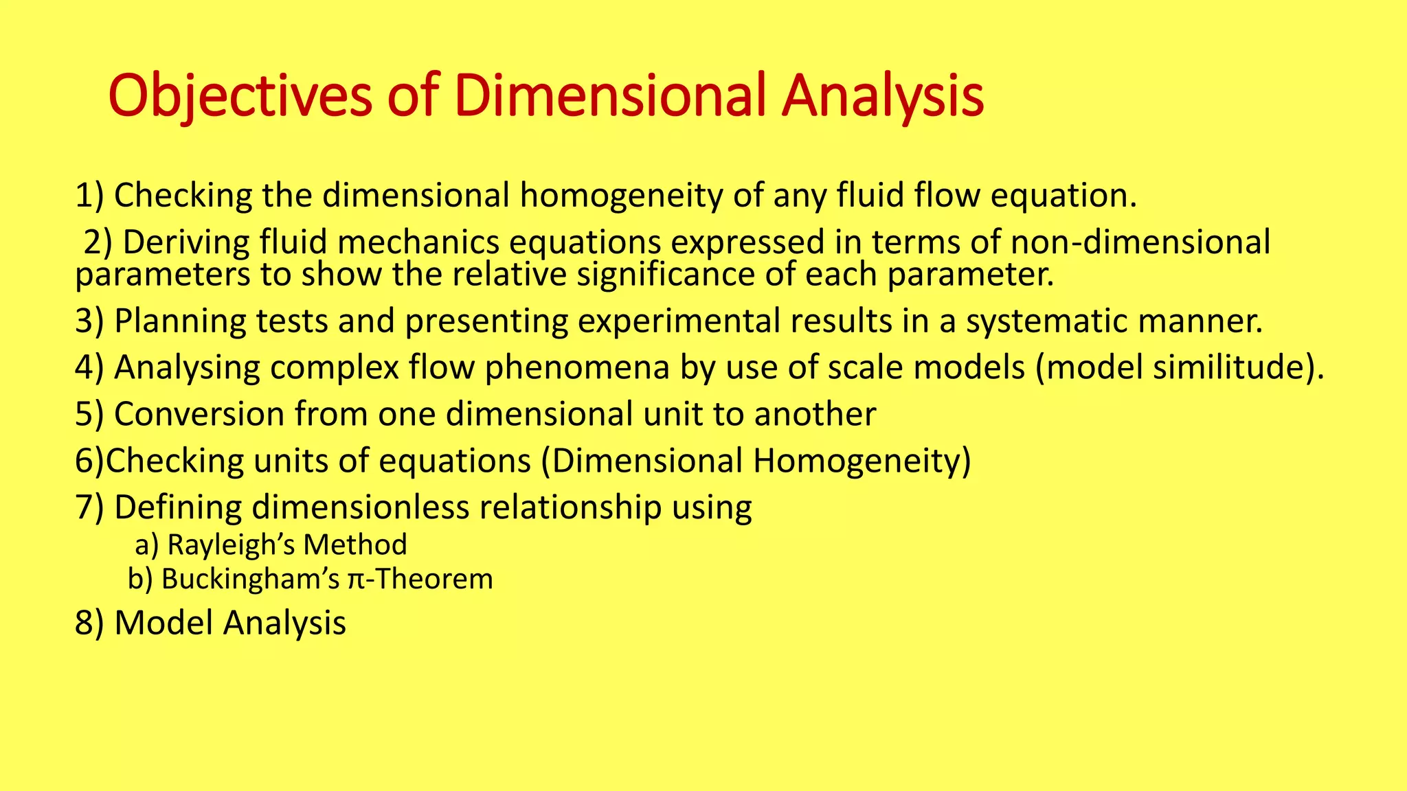 Dimensional analysis - Part 1 | PDF