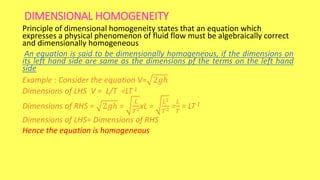 Dimensional analysis - Part 1 | PDF