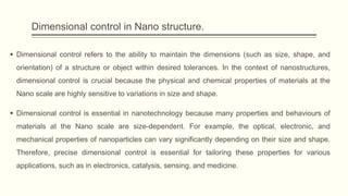Dimensional control in nanostructure.pdf