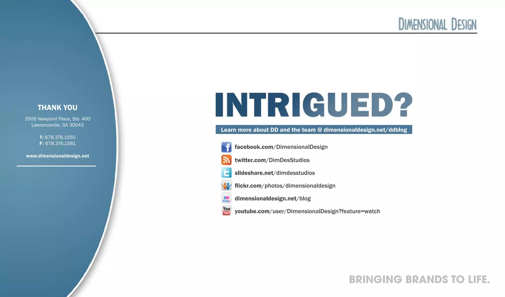 Dimensional Design Graphics Deck | PPT