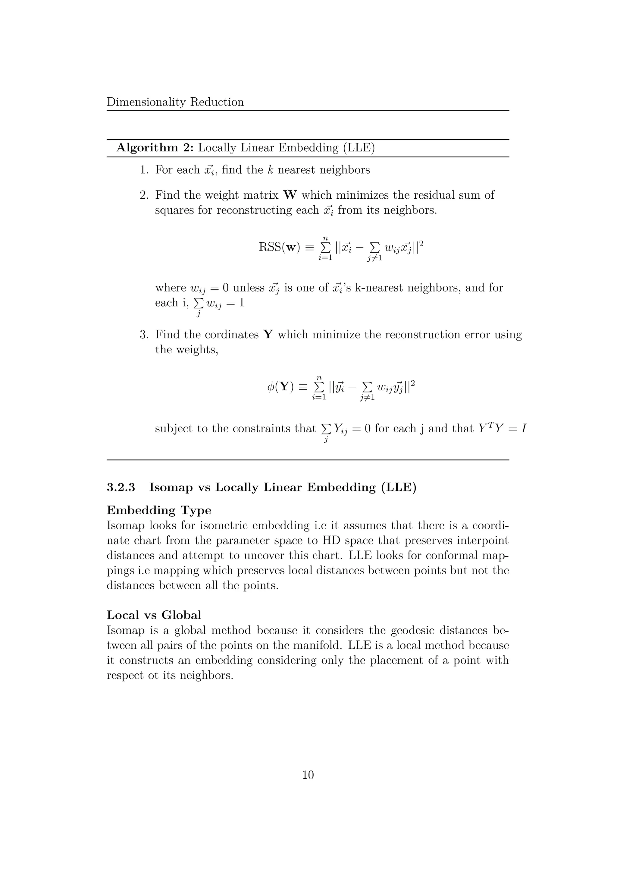 Dimensionality reduction | PDF