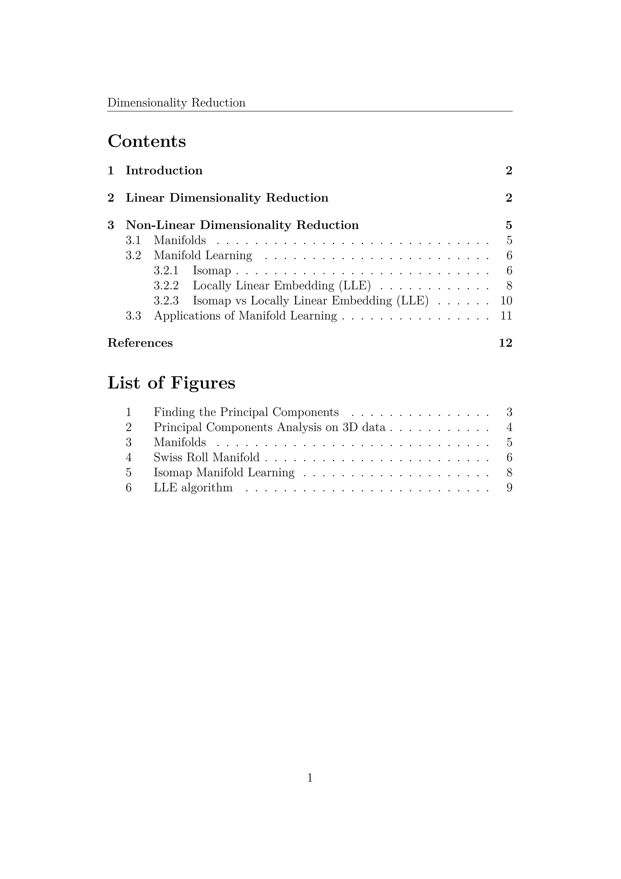 Dimensionality Reduction Pdf