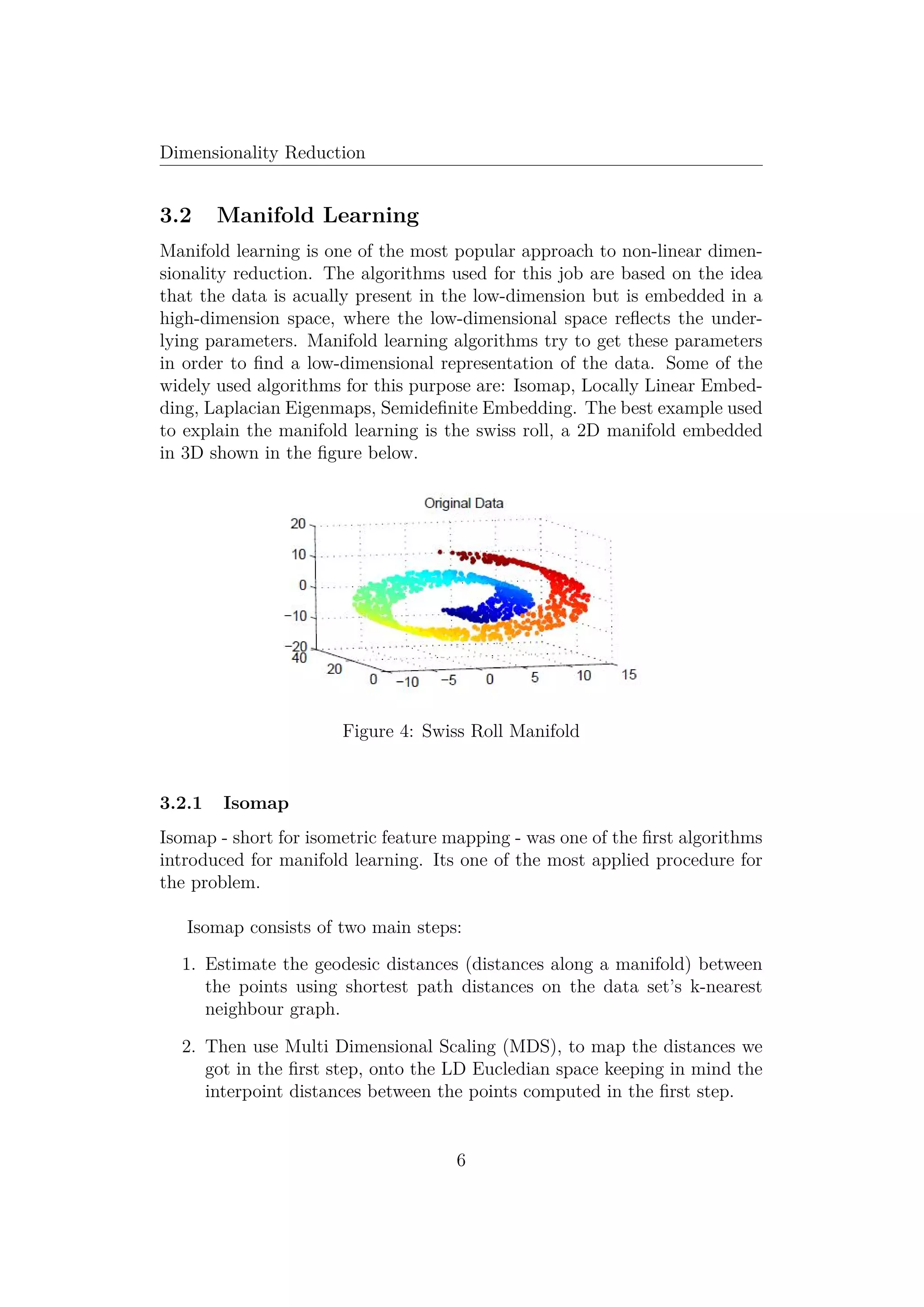 Dimensionality reduction | PDF