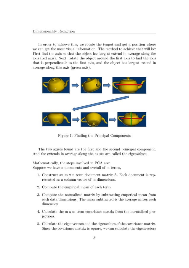 Dimensionality reduction | PDF