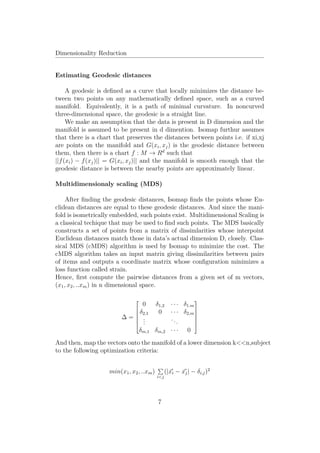 Dimensionality reduction | PDF