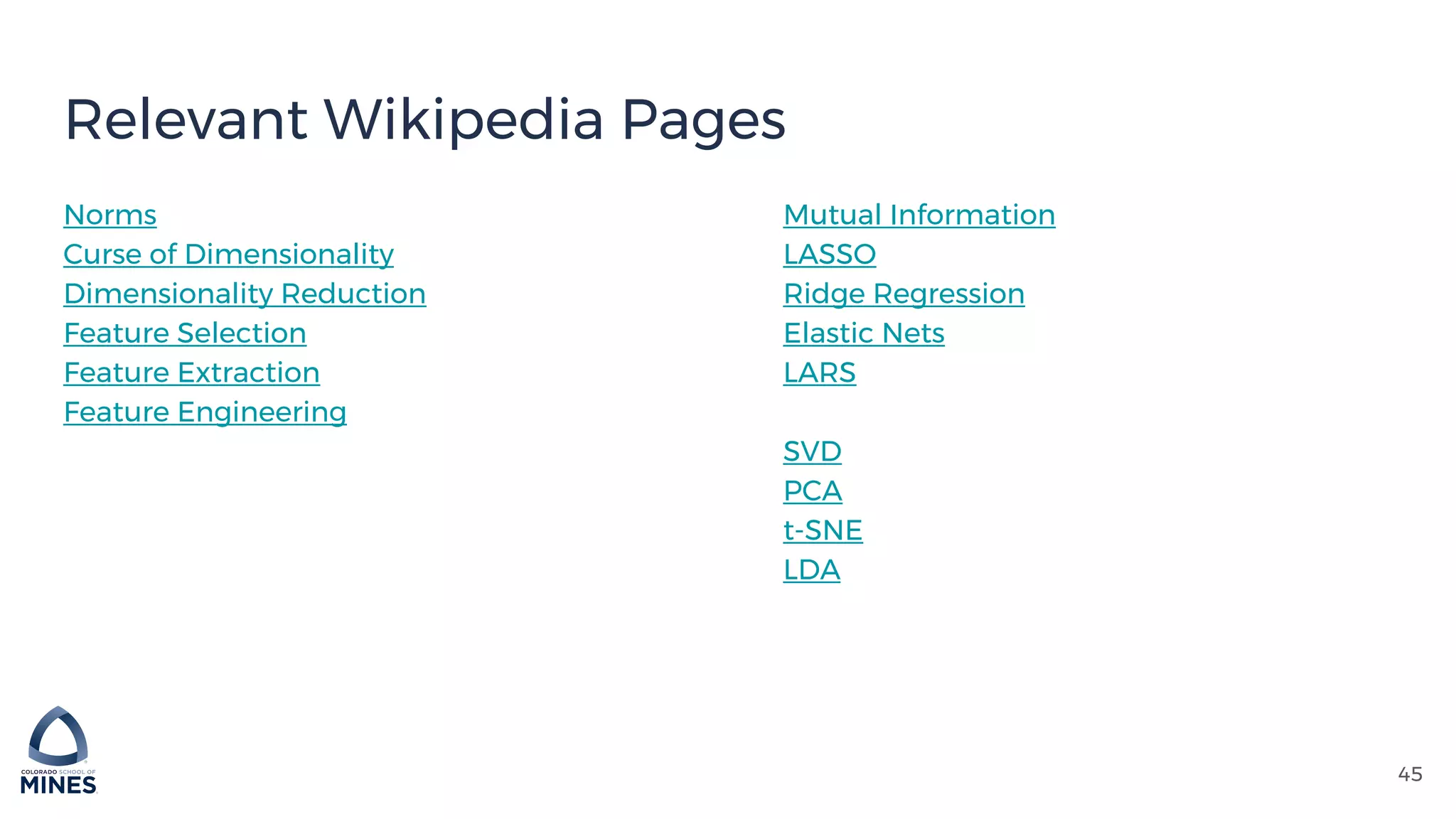 Dimensionality Reduction | PDF
