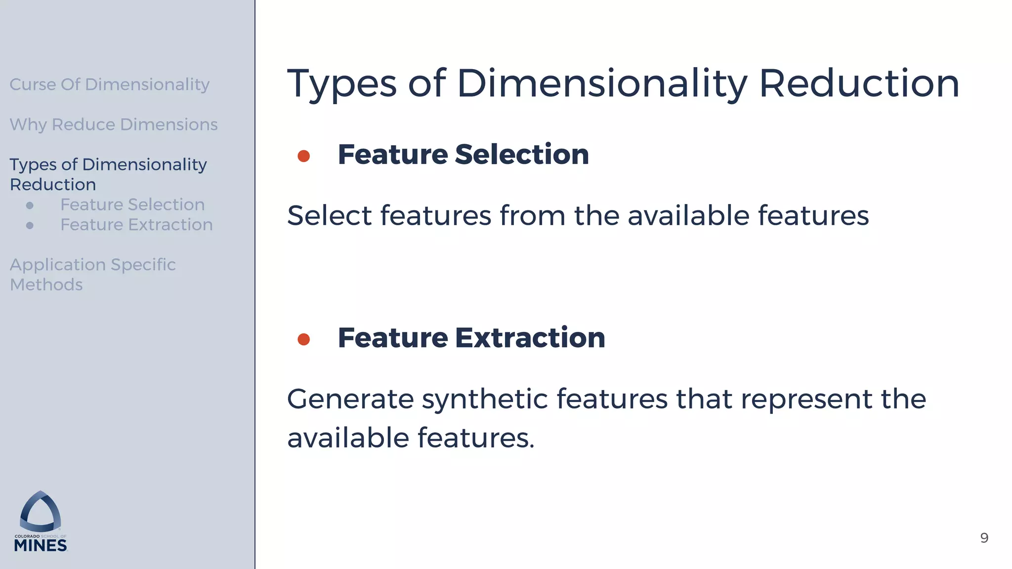 Dimensionality Reduction | PDF