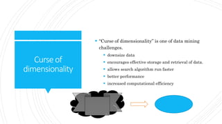 Dimensionality reduction | PPTX | Artificial Intelligence | Technology & Computing