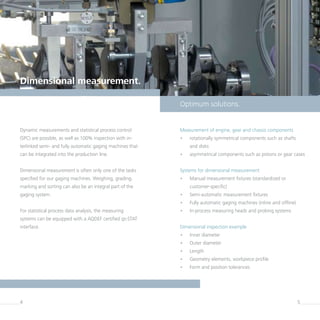 Dimensional Measurement by Jenoptik | PDF