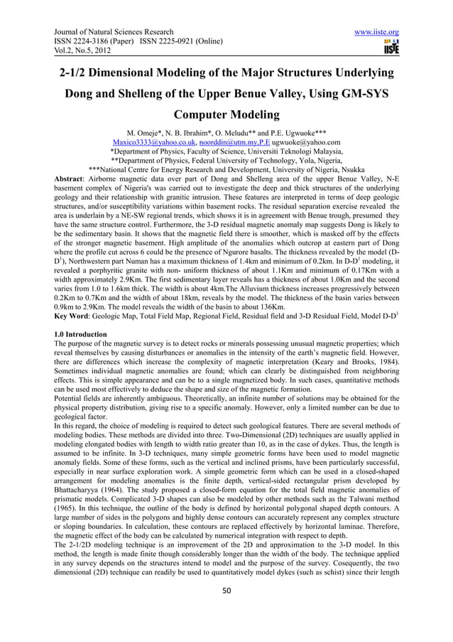 Dimensional modeling of the major structures underlying | PDF