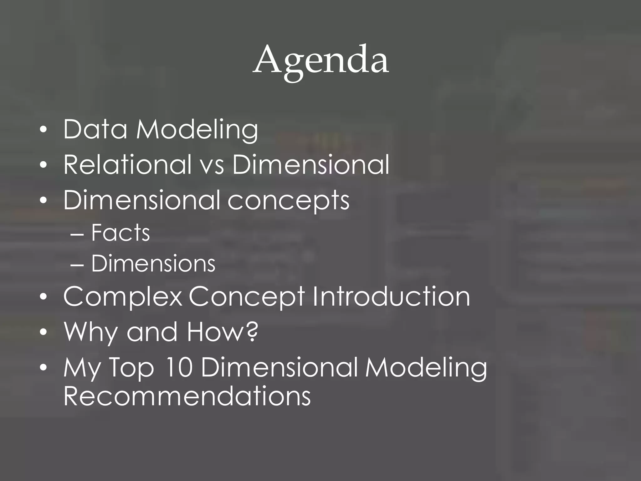 Dimensional modeling primer | PDF