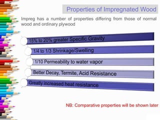 Dimensional stabilization of wood | PPT