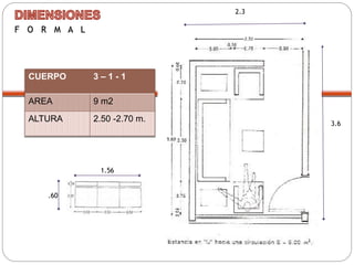 Dimensionamiento de sala | PPTX