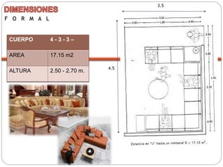 Dimensionamiento de sala | PPTX