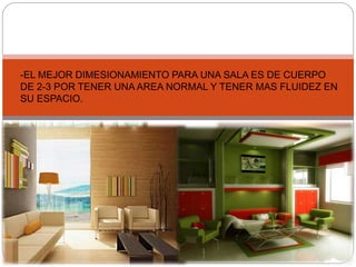 Dimensionamiento de sala | PPTX