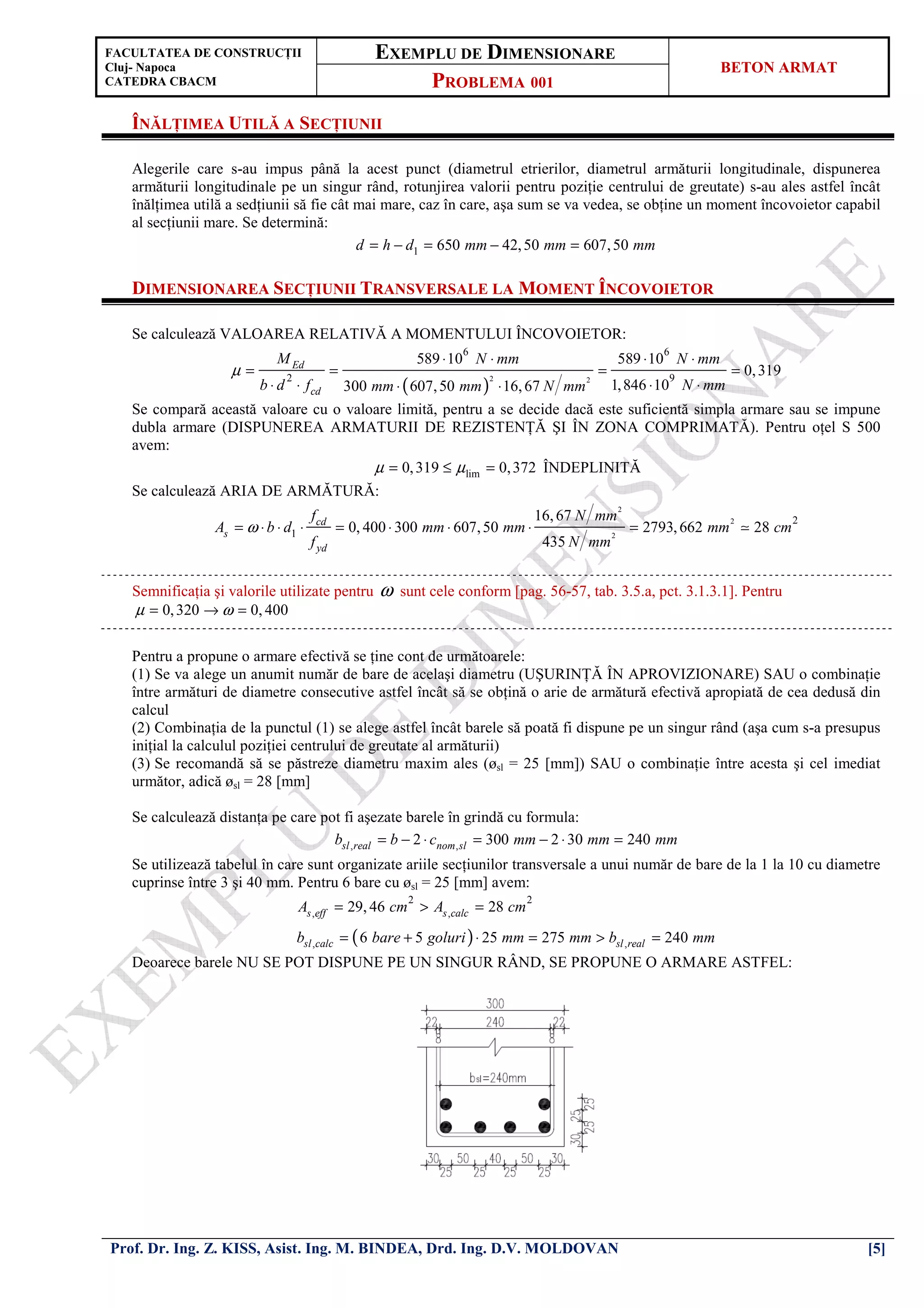 Dimensionare grinda betonn_armat_dupa_eurocod_648 | PDF