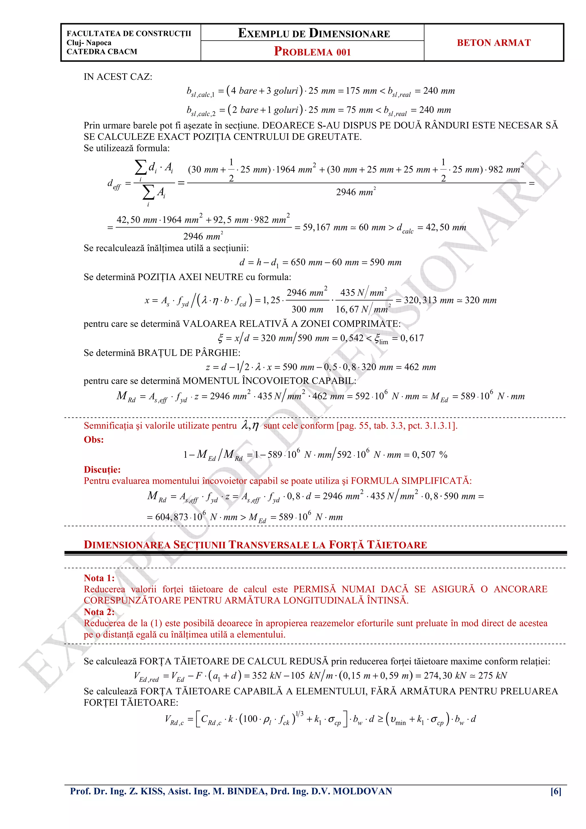 Dimensionare grinda betonn_armat_dupa_eurocod_648 | PDF