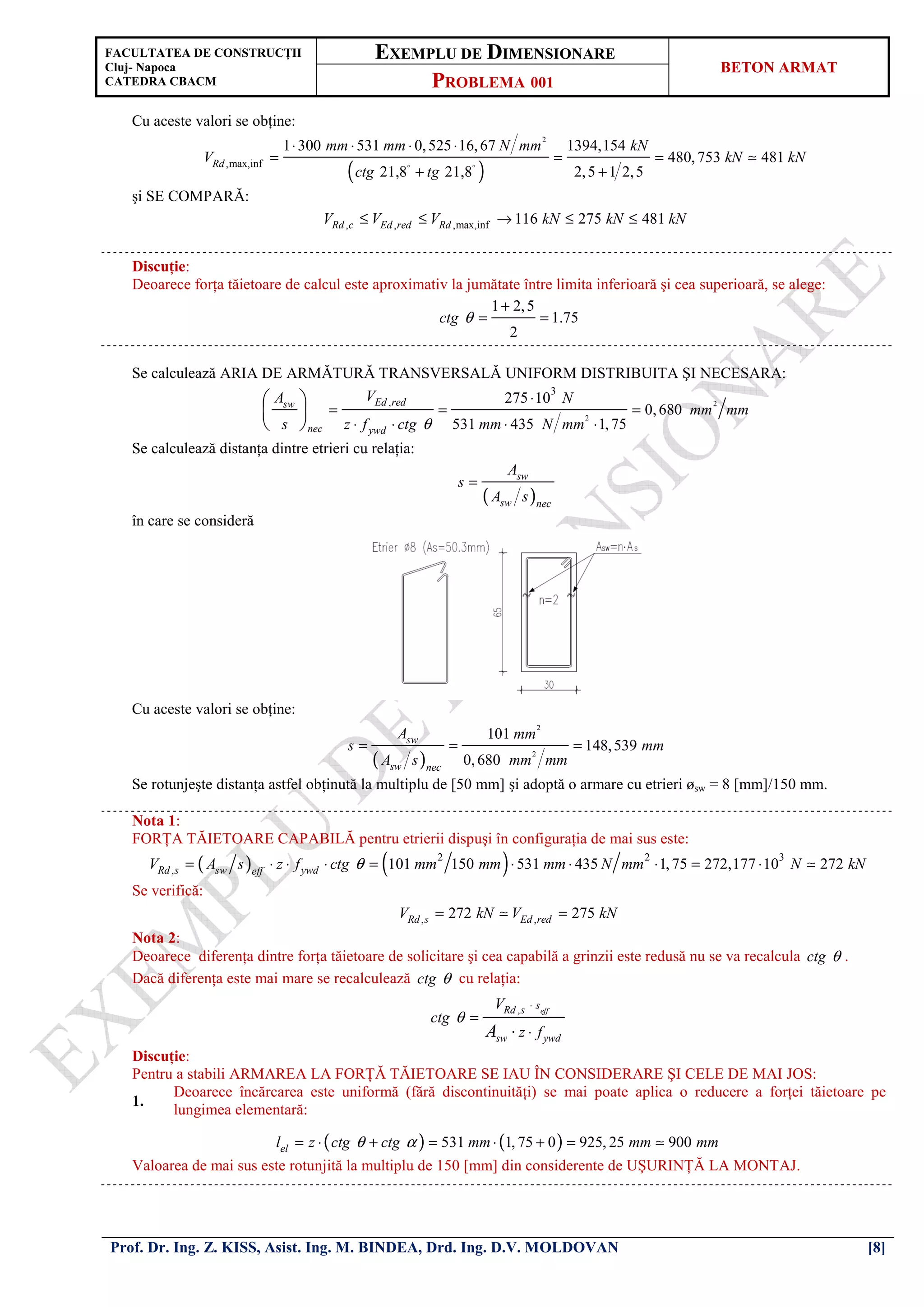 Dimensionare grinda betonn_armat_dupa_eurocod_648 | PDF