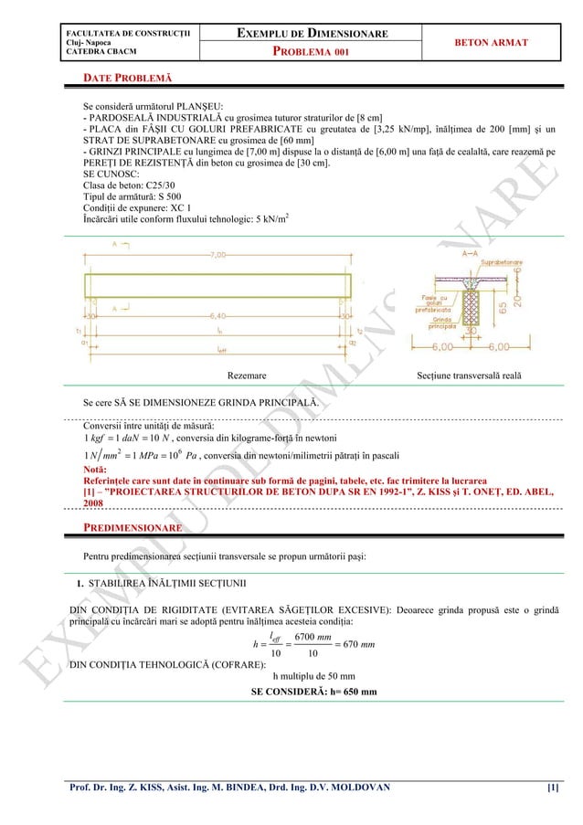 Dimensionare grinda betonn_armat_dupa_eurocod_648 | PDF