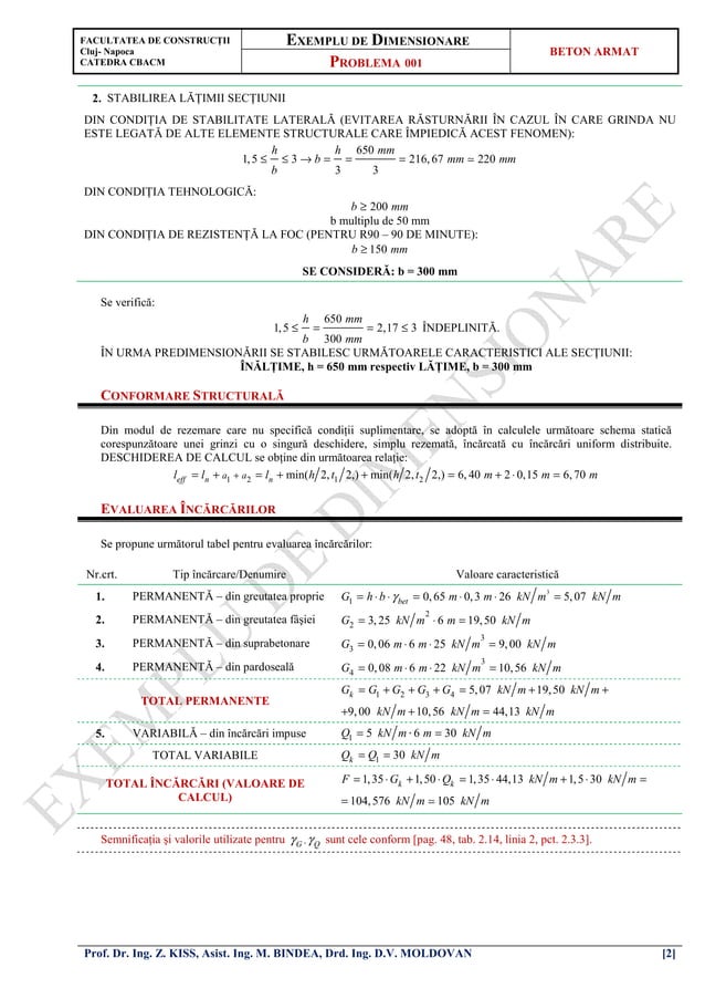 Dimensionare grinda betonn_armat_dupa_eurocod_648 | PDF