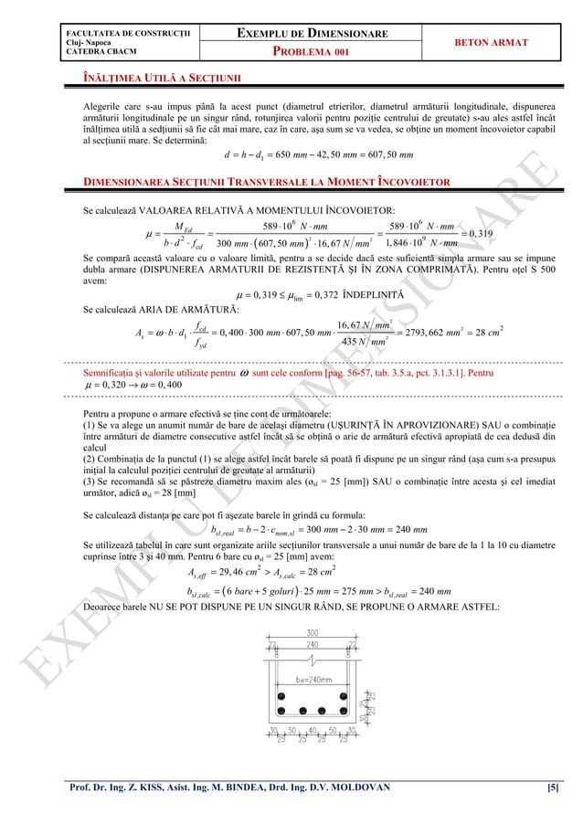 Dimensionare grinda betonn_armat_dupa_eurocod_648 | PDF