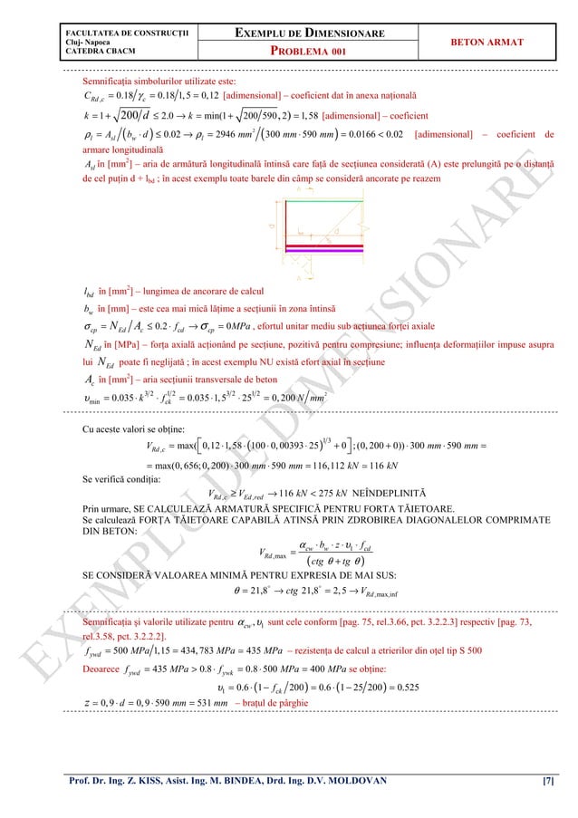 Dimensionare grinda betonn_armat_dupa_eurocod_648 | PDF