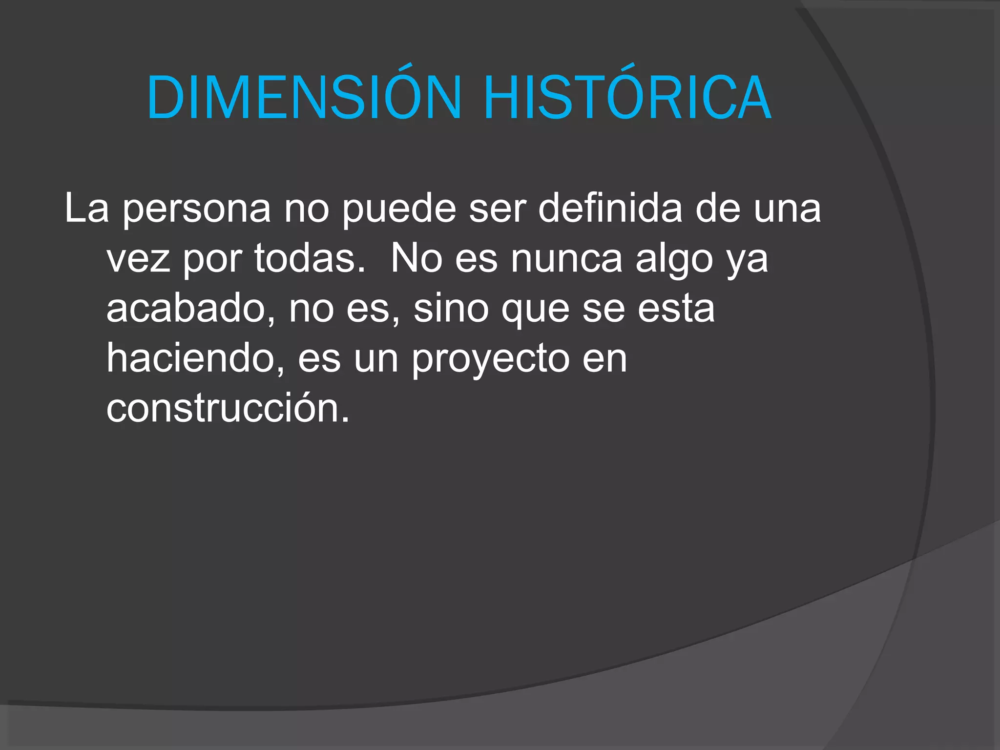 Dimensiones de la persona | PPT
